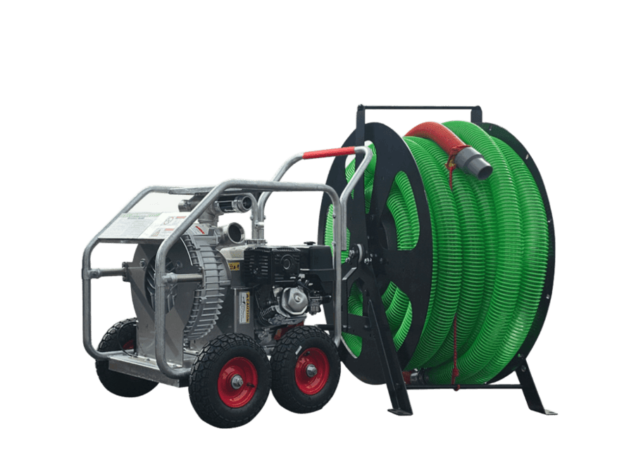 Worlds most powerful portable gutter vacuum system